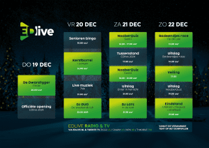 Dit is de timetable van EDlive 2024 – EDlive